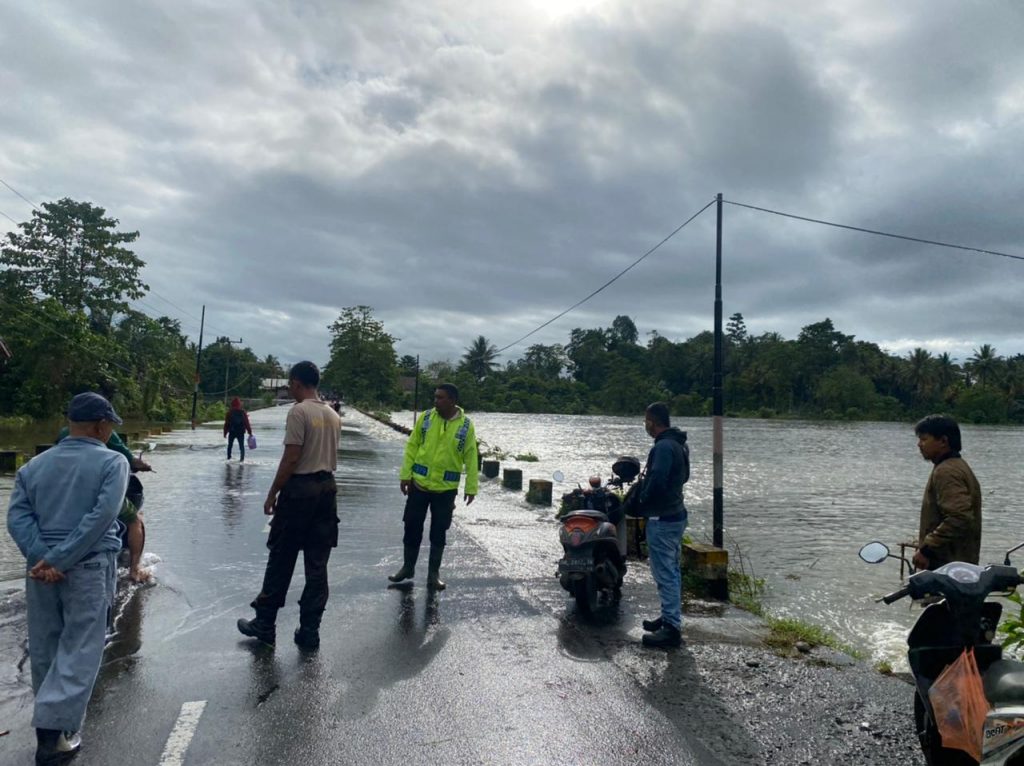 Curah Hujan Tinggi, Dua Desa di Tolbar Terendam Banjir