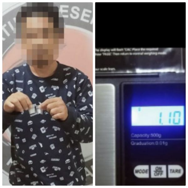 Dua Sachet yang Diduga Sabu Diamankan Dari Seorang Pria di Kota Luwuk Banggai