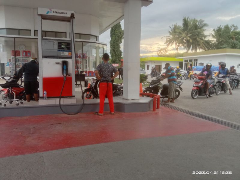 Jelang Idul Fitri 2023, Satu Unit Mesin Nozel BBM Pertalite SPBU Biak ...