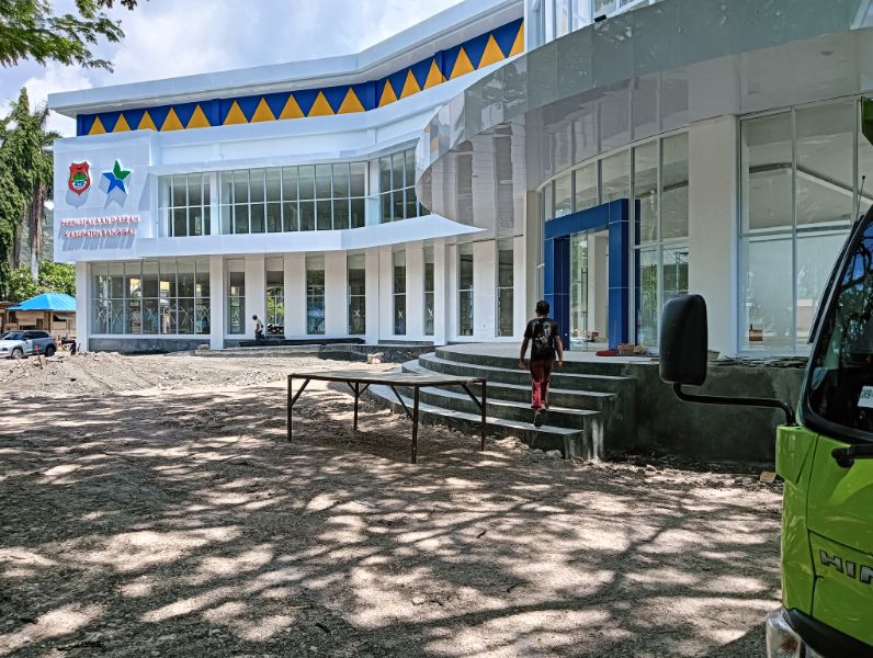 Gedung Megah Perpustakaan Daerah Banggai Selesai Dibangun, Segera Diserah Terima dan Diresmikan